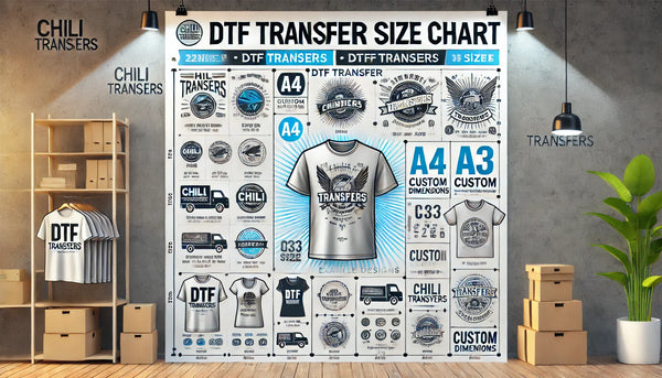 DTF Transfer Size Chart – Find the Perfect Print Size – Chili Transfers