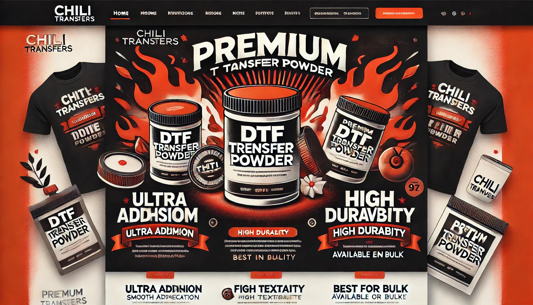 Premium DTF Transfer Powder – Strong Adhesion & Vibrant Print Results ...