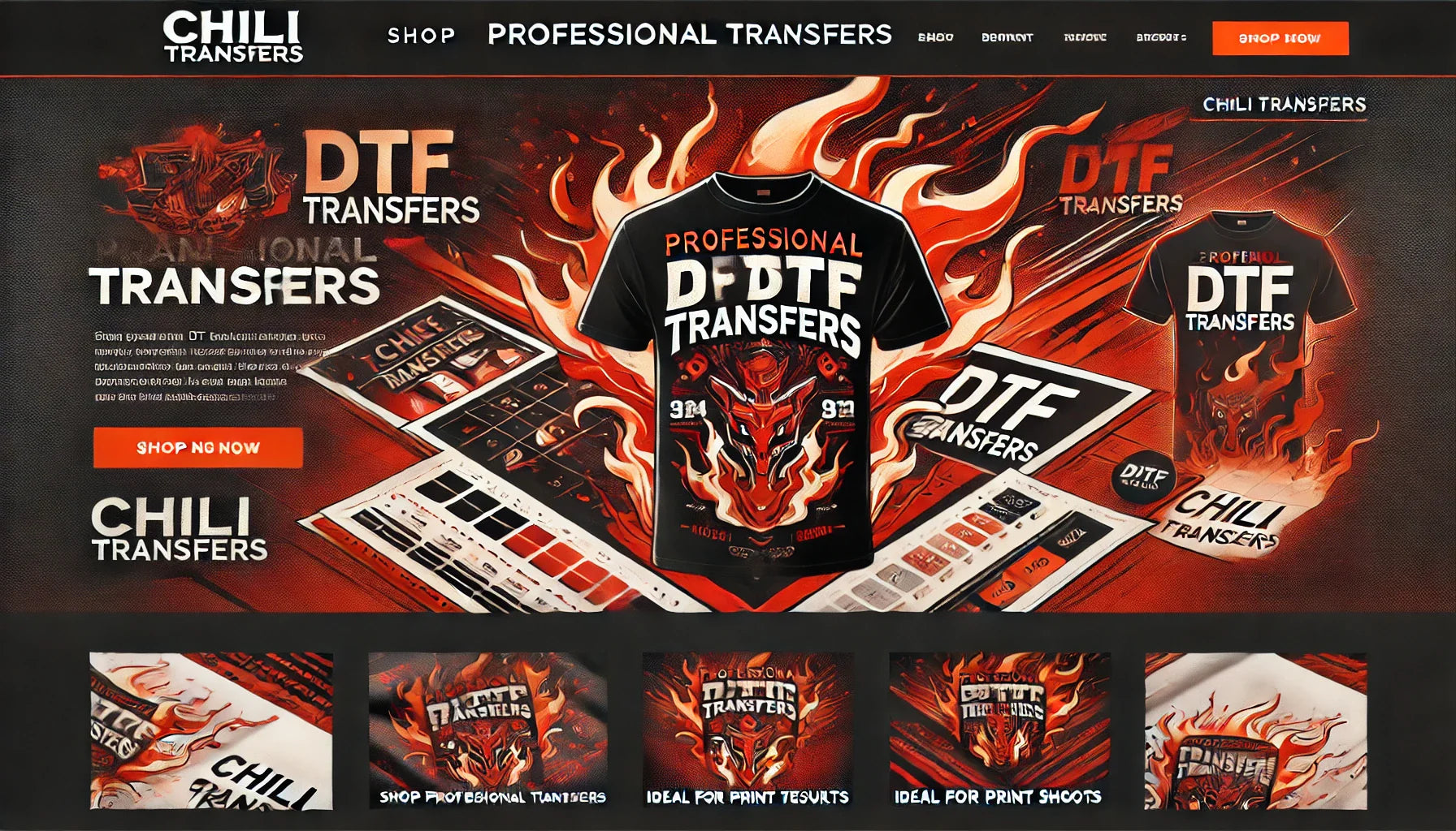 Professional DTF Transfer | High-Quality Prints for All Fabrics